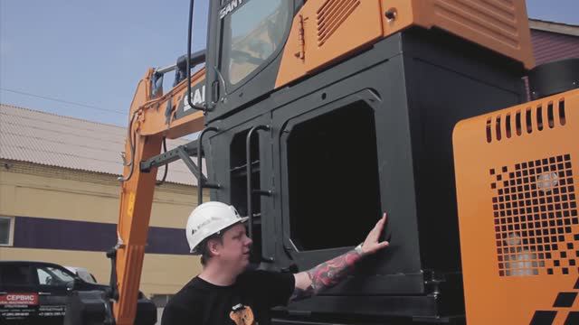 Обзор проставки кабины для экскаватора SANY