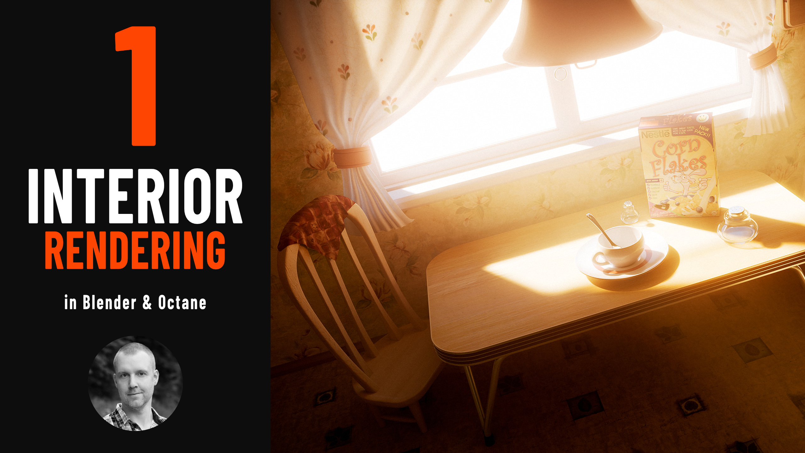 Рендеринг интерьера в Blender и Octane (Урок 1).
