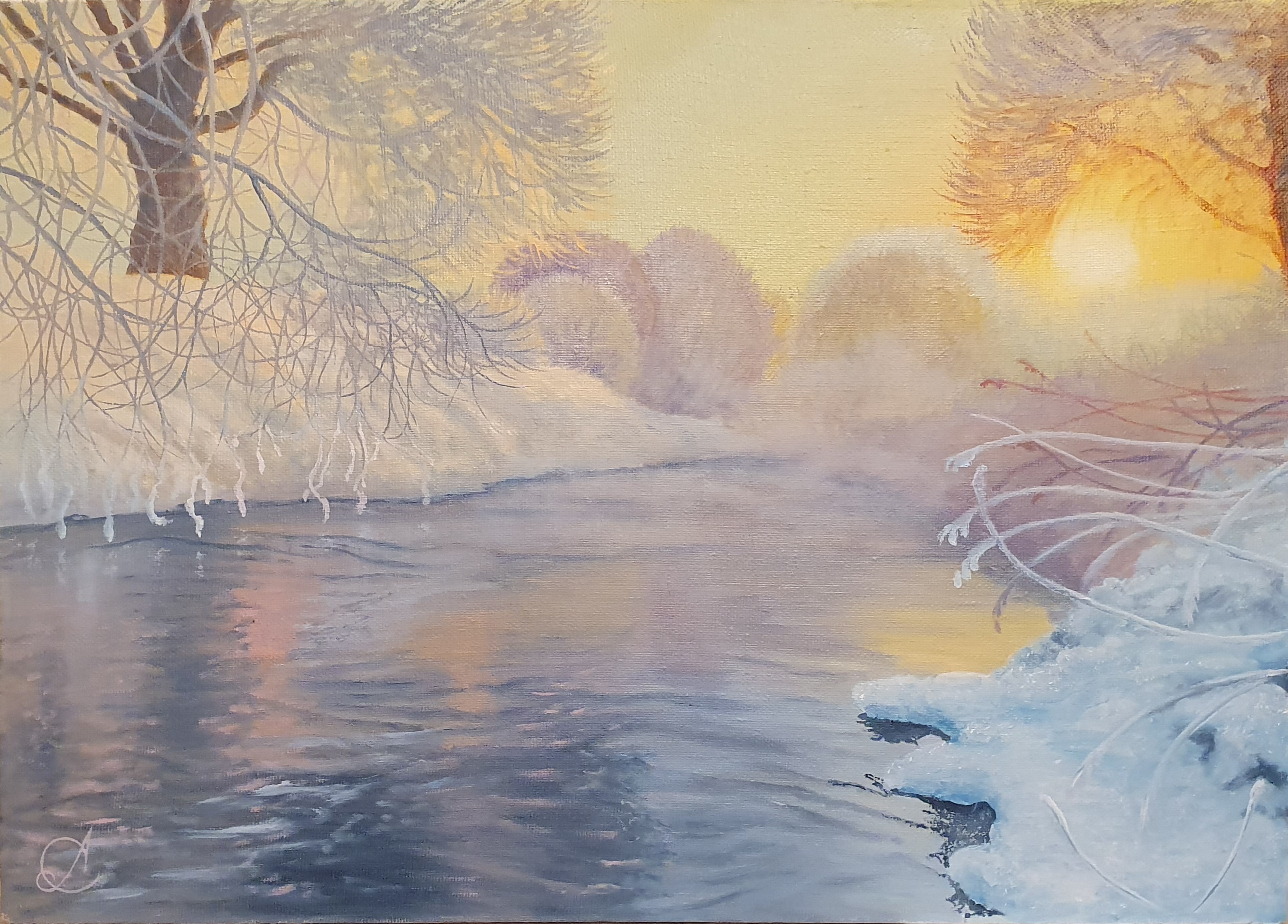 Зимняя речка