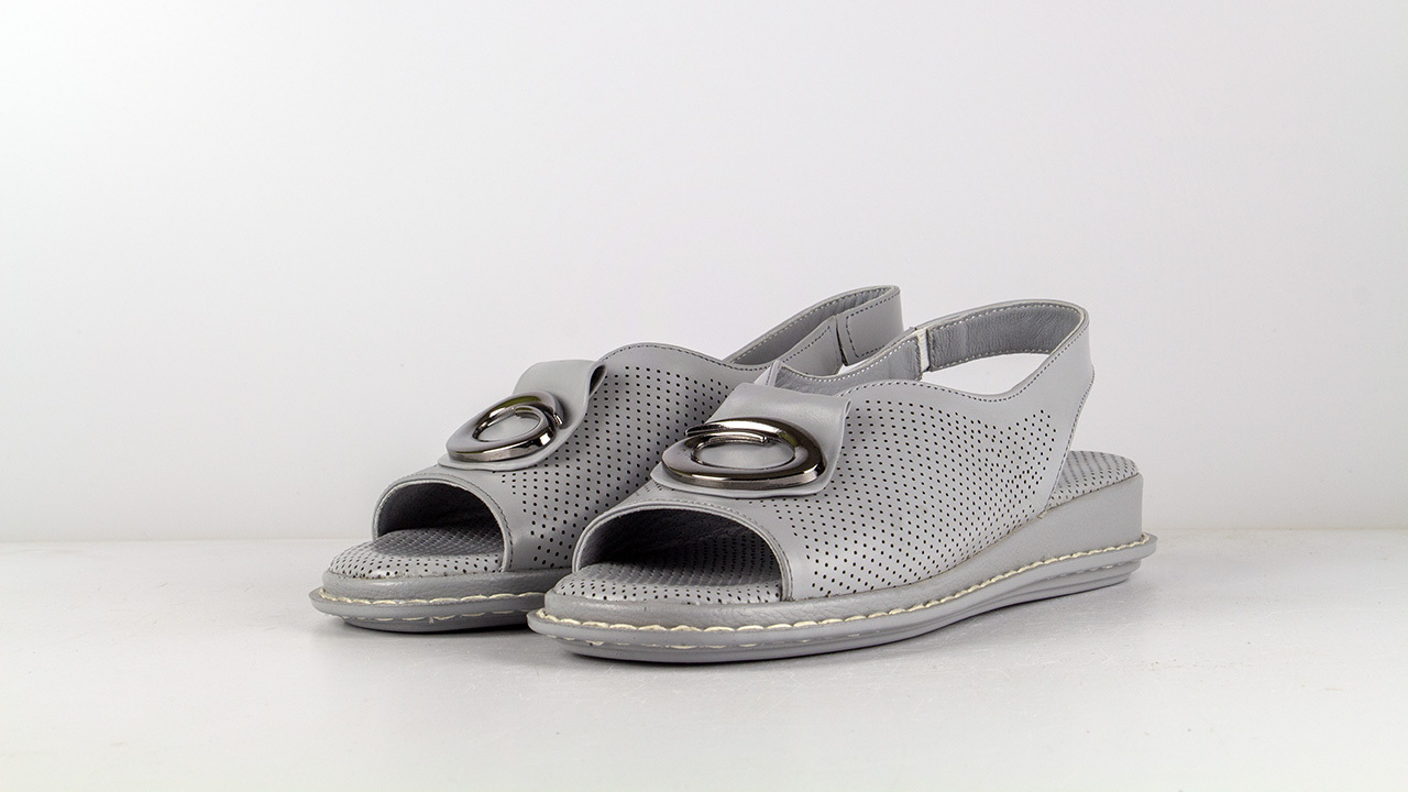 Босоножки Evromoda женские серые 358-Y23-1001-EFESACIKGRI-T-GRI