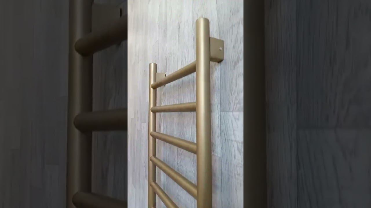 Электрический полотенцесушитель ArtofSpace LAINER матовое золото