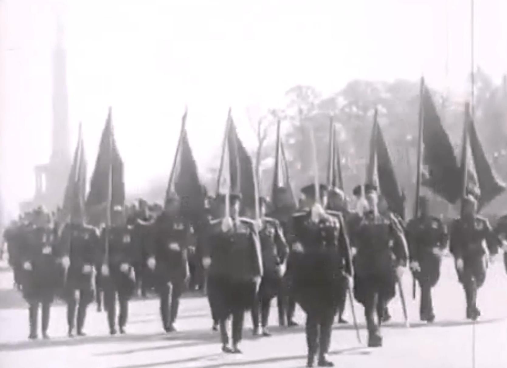 Совместный парад в Берлине _ Тиргартен парк оккупационных войск СССР, США, Англии, Франции 07.09.194