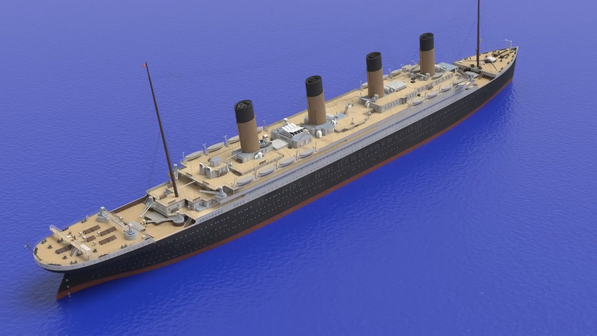 Что находится внутри "Титаника"?