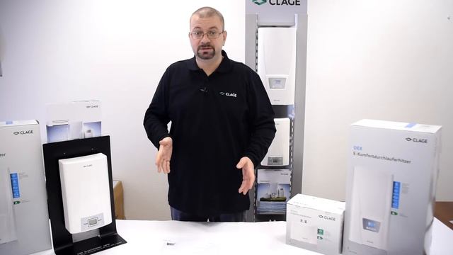 Проточный трёхфазный водонагреватель  CLAGE CEX 11/13 (до 2022 года)