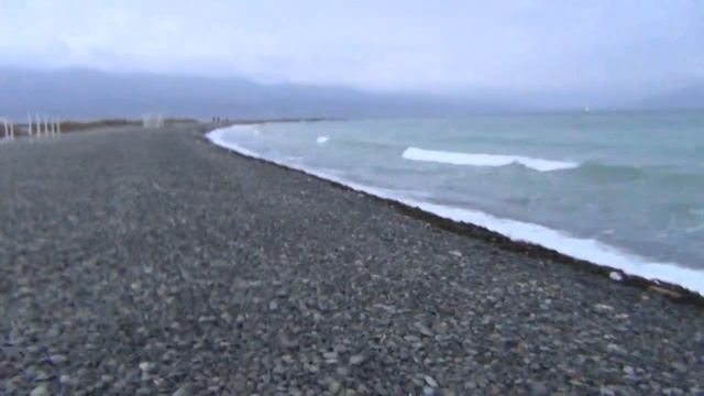 34 - НОВОРОССИЙСК - Гуляем по пляжу. Шторм на море. (26.10.2023г.)