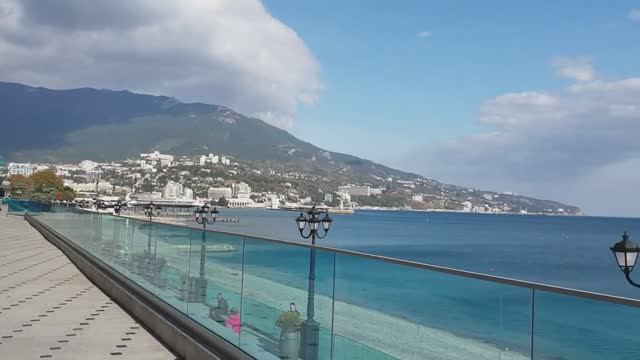 Ялта,  новая Набережная, верхний уровень 2021 год #Крым #Ялта #2021 #отпуск #море