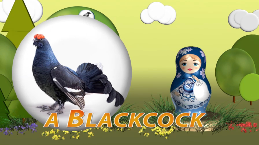 Русская Матрешка/Английский для детей/Лесные птички/Развивающий мультфильм