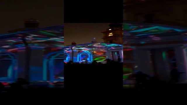 Световое шоу на Ботном домике.