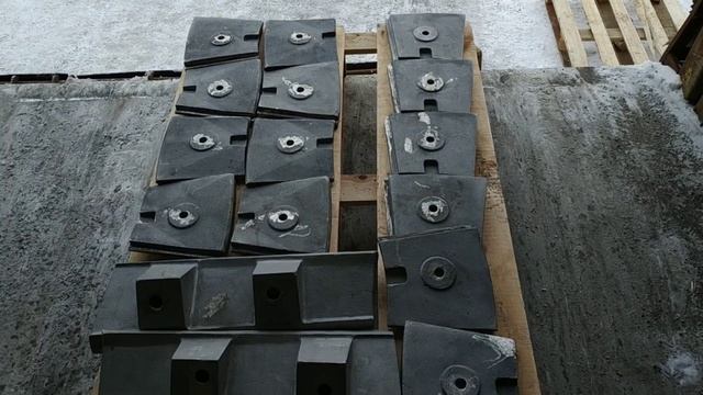 Веерные лопасти, боковые скребки Эльба