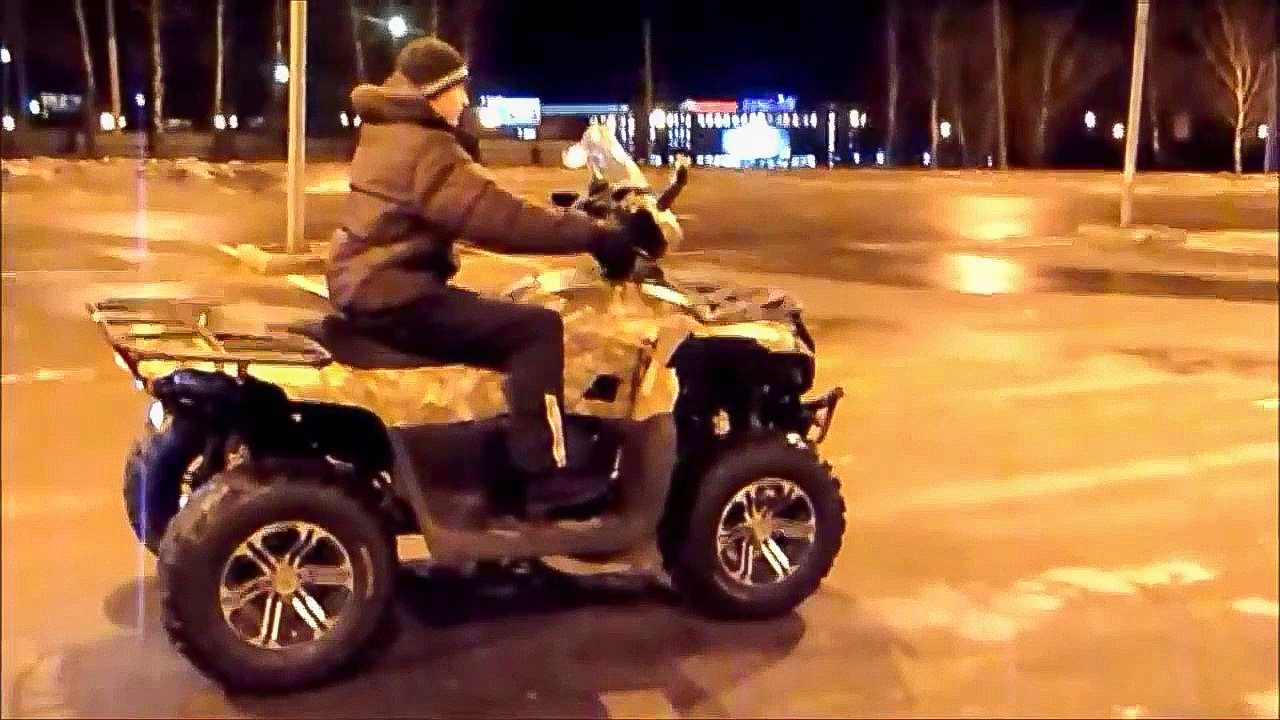 Как я учился водить квадроцикл.