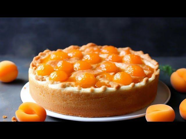 Все смешал и в духовкуПирог с абрикосами на кефире без миксера