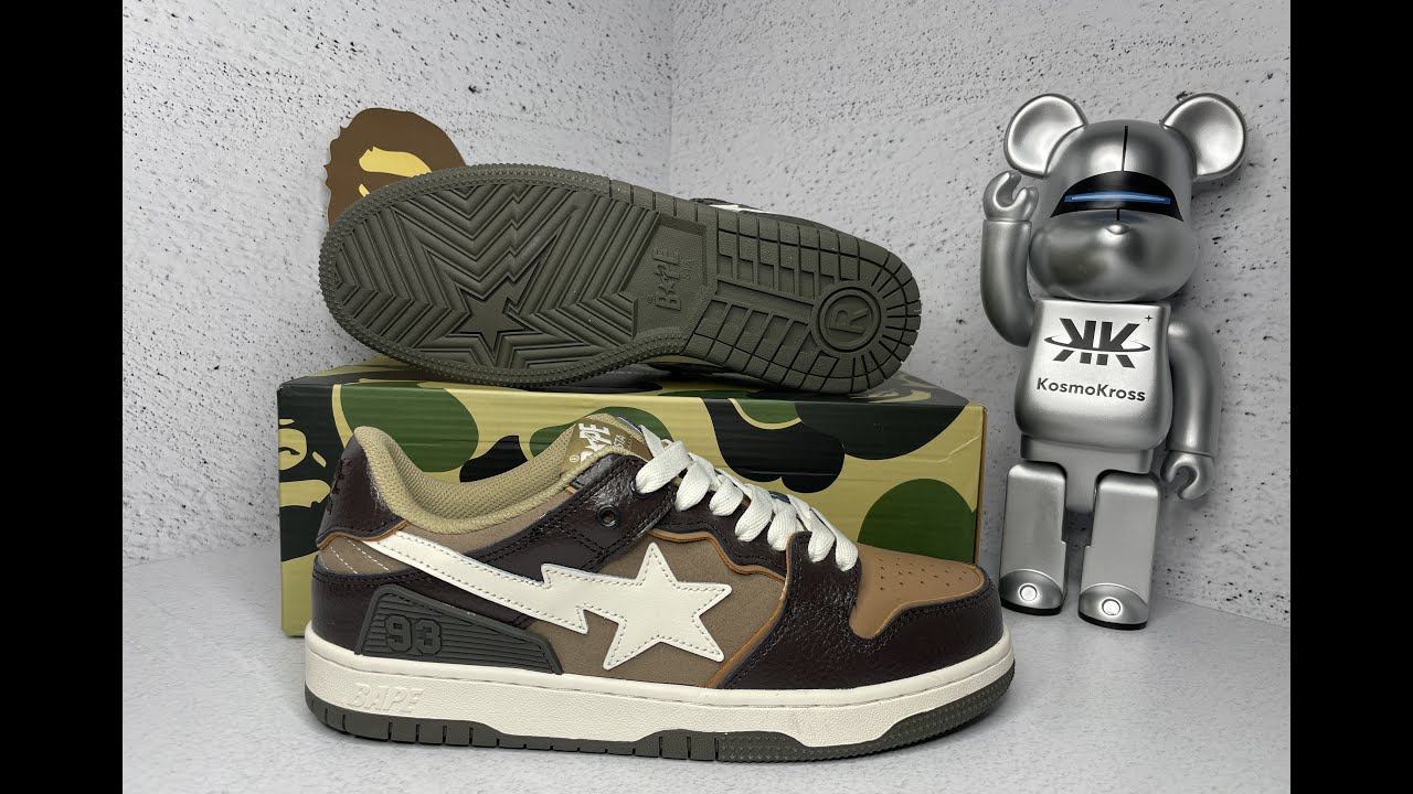 Кроссовки A Bathing Ape - BAPE Sk8 Sta 'Beige' (1H80191013)