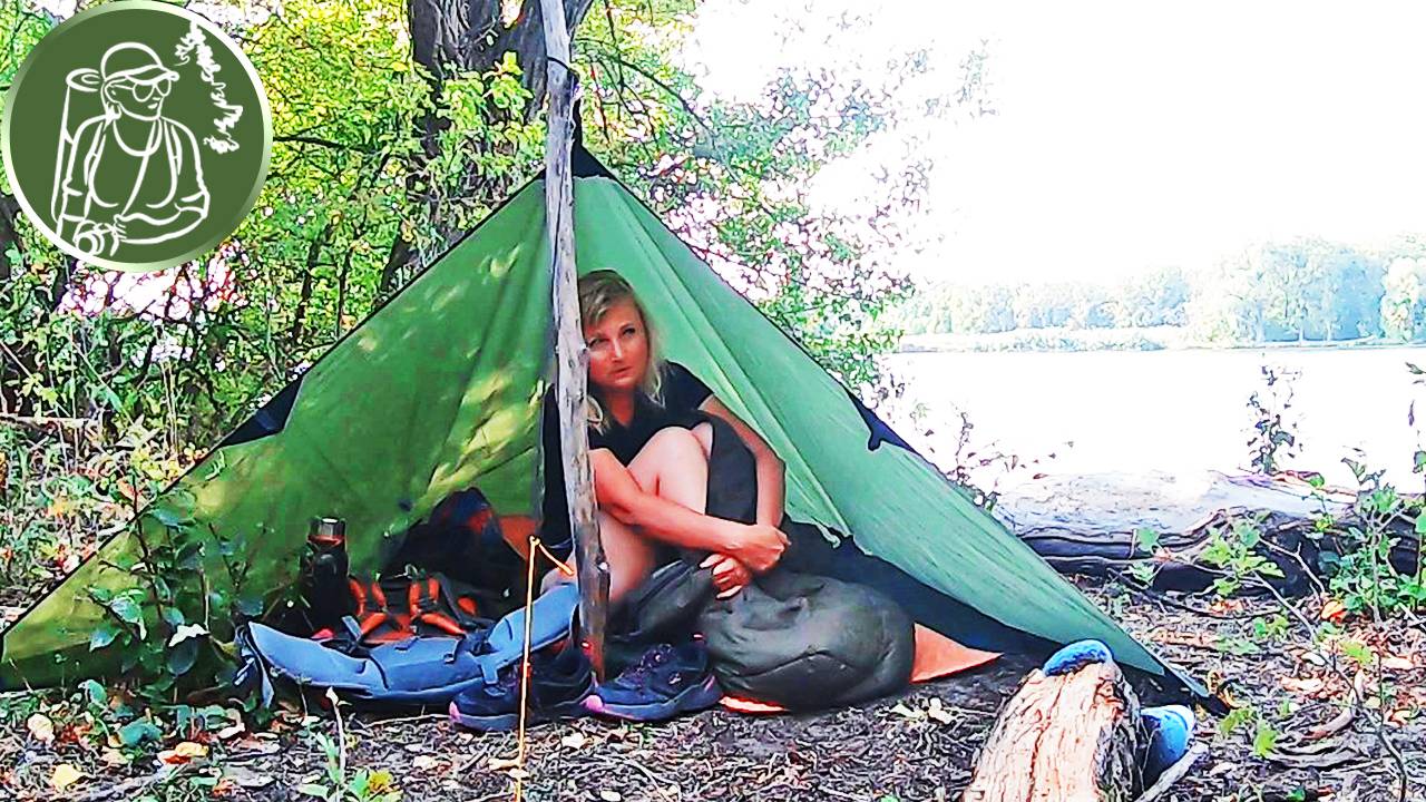 Одиночный поход 🌲 Ночевка под тентом 🐾 Мой лагерь окружили дикие животные