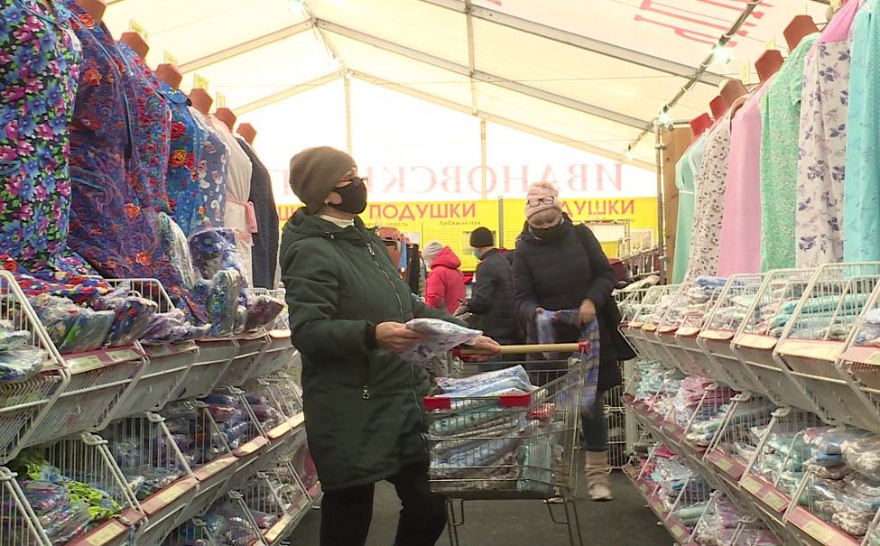 В Липецке на Катукова работает выставка ивановского текстиля