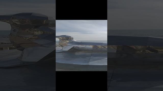 Республика Казахстан. Набережная Каспийского моря. г.Актау. Апрель 2023