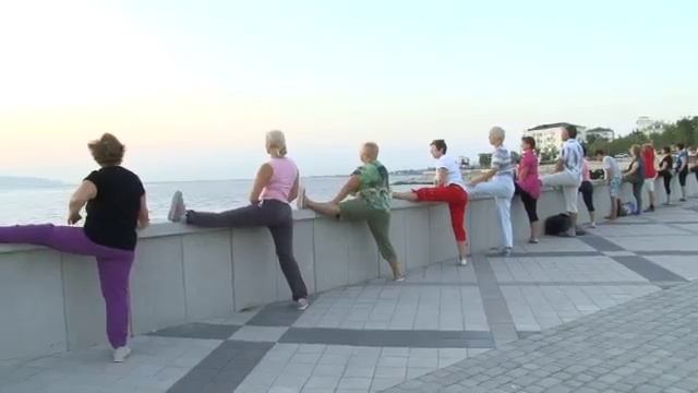 Восточная гимнастика в Новороссийске. У-Шу УШУ Ци-Гун.mp4