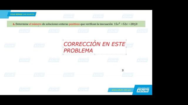 San Marcos REPASO 2021 | Semana 02 Álgebra