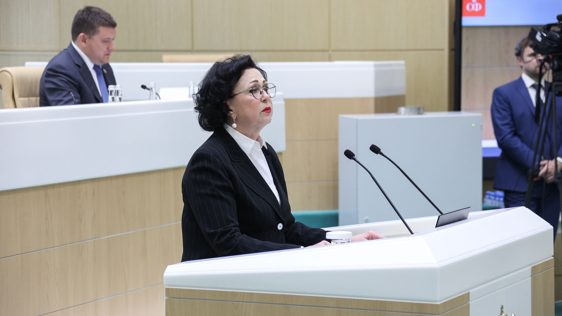 Выступление и.о. Председателя Счетной палаты Галина Изотовой с отчётом о работе ведомства в 2022 г.