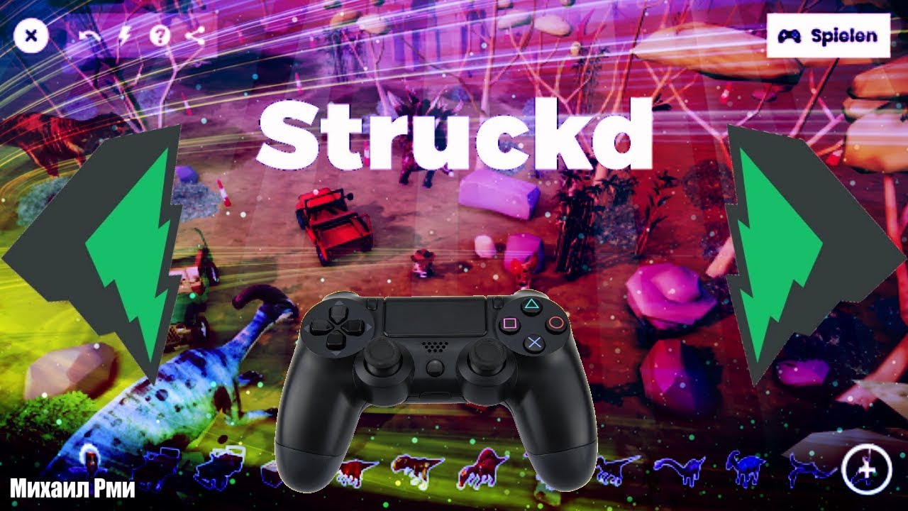 Создание своей игры на АНДРОИД обзор Struckd - 3D Конструктор Игр