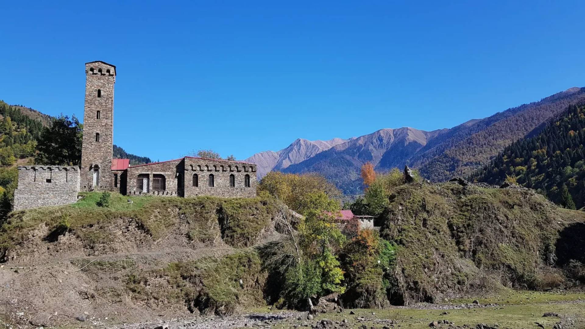 2019, октябрь, Грузия, р.Цхенисцкали