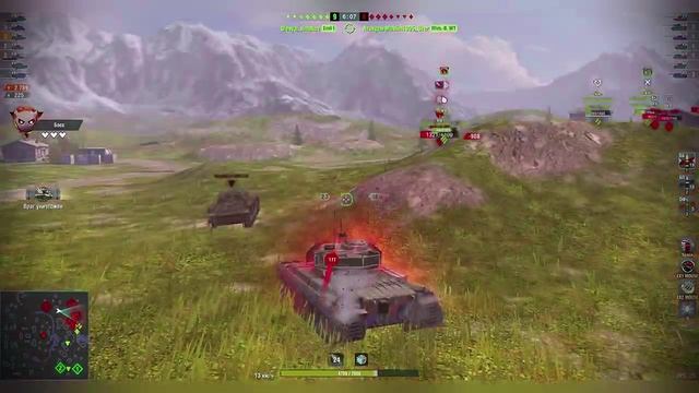 "BIG BOSS".Caernarvon Action X.Протока.World of Tanks Blitz.