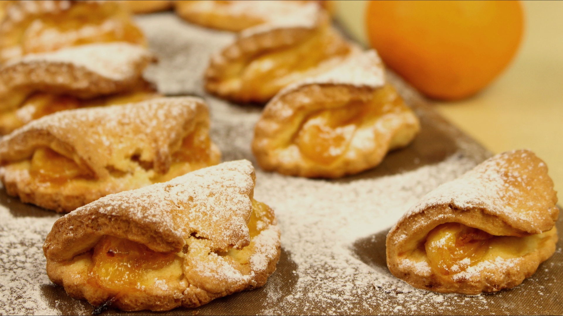 Не устаю готовить эти вкусняшки! Лёгкий и простой рецепт Апельсинового печенья с дольками апельсина