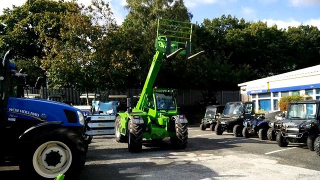 MERLO MULTIFARMER MF34.7CS. Телескопический погрузчик и трактор. Демонстрация