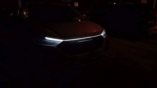 Демонстрация работы светодиодной ленты