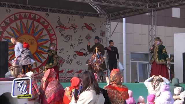 Народное гуляние «Широкая Масленица» на площади Мира 16 марта 2024 года.