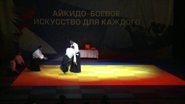 Показательное выступление Стивена Сигала, 7 дан айкидо, на Фестивале Айкидо "Торнадо" 2015
