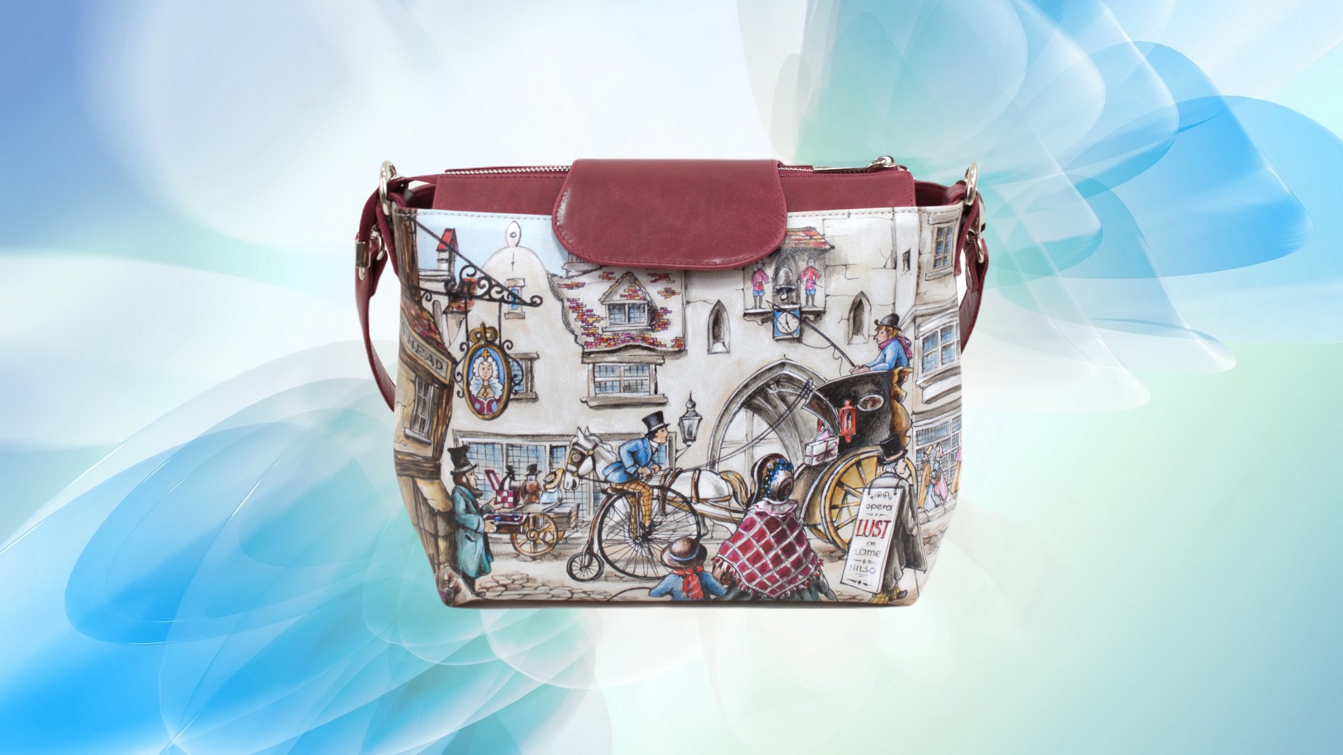 Средняя сумка "Старый Лондон" Pelle-Volare