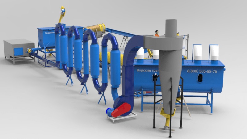 Гранулирование травы и сапропеле витаминного корма