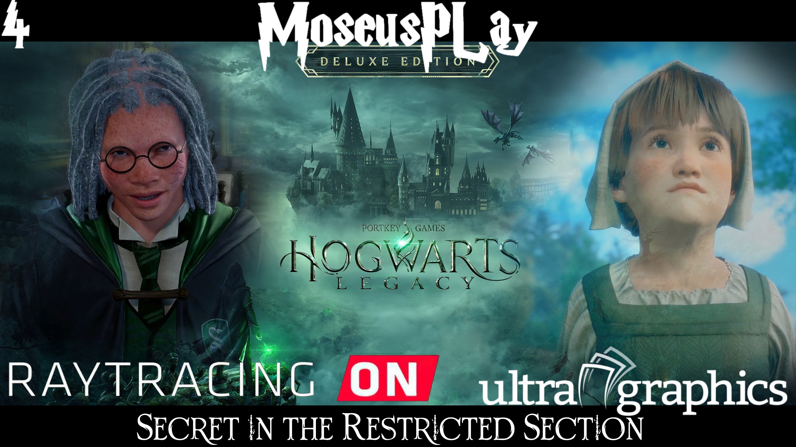 Полное прохождение Hogwarts Legacy в цвете и эпичном качестве➤ Секреты запретной секции