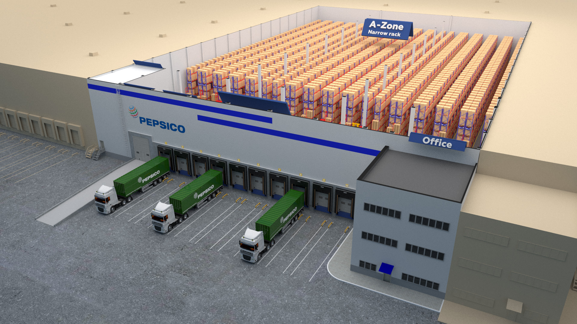 3D Layout - Pepsico