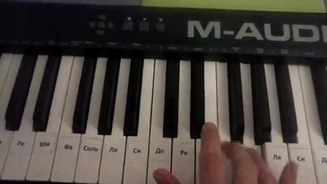 Звёздочка моя ясная на пианино - ноты