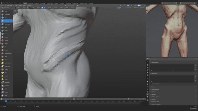 Creating a Hero Weapon for Games - Часть 5 - Legs Sculpting
