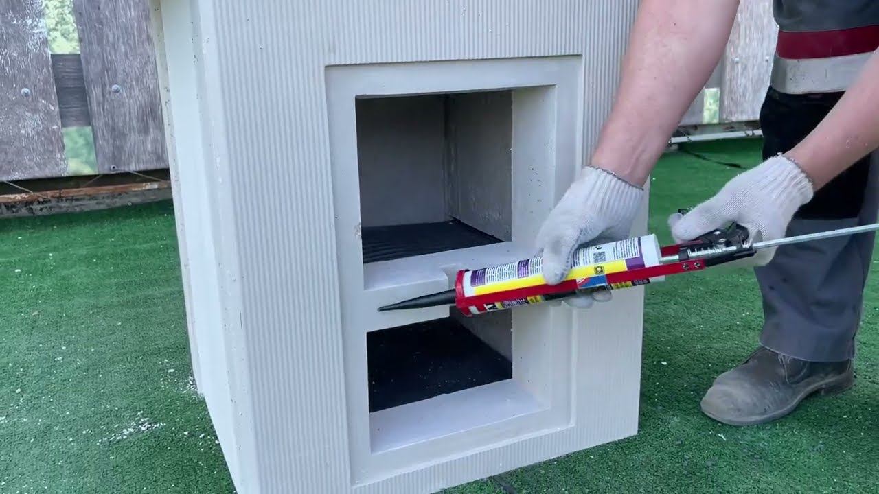 Сборка печи под казан "Князь" своими руками (белая коллекция)