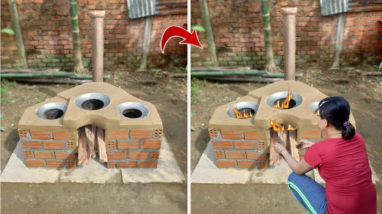 Умная дровяная печь 3-в-1