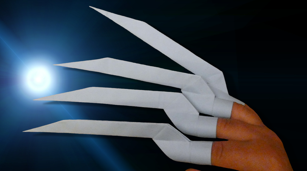 Оригами легко: Когти Фредди