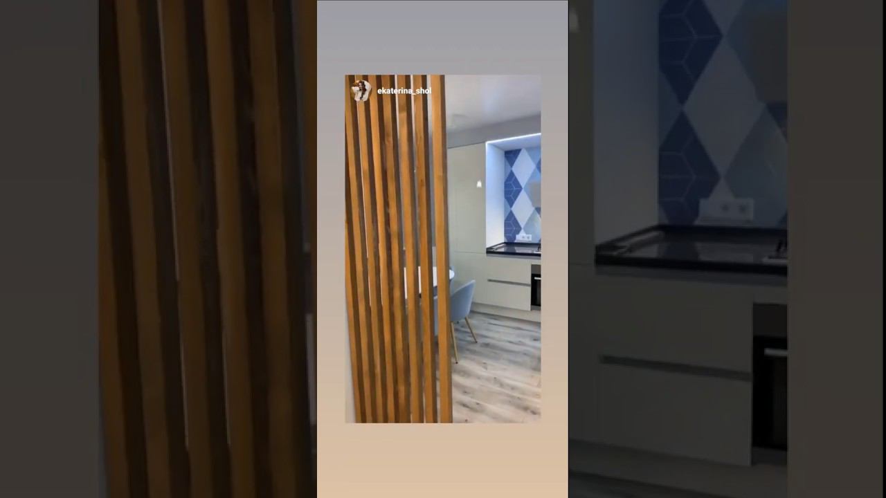 Зонирование пространства перегородкой из дерева