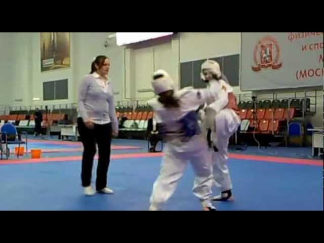 Taekwondo WTF. Первенство Москвы. 16.02.2013 Григорьева-Галкина