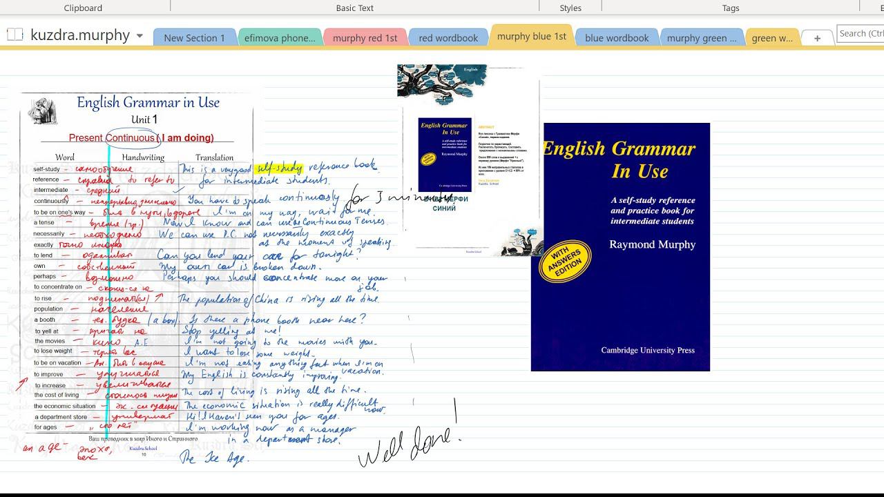 1.2 English Grammar in Use.  Unit 1. Words