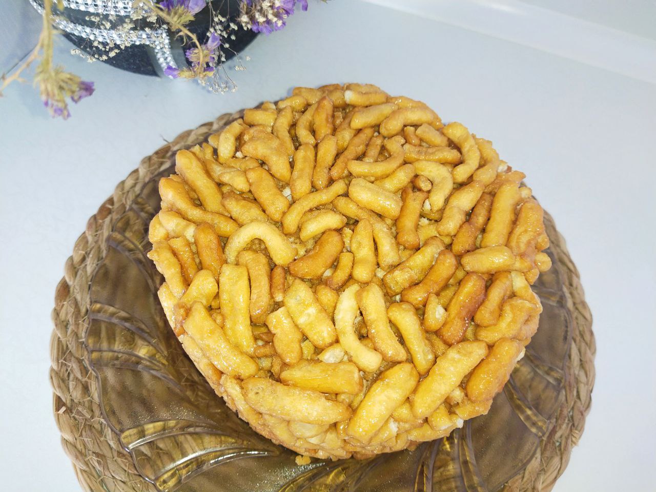 Настоящий восточный торт Чак-Чак. Пальчики оближешь.