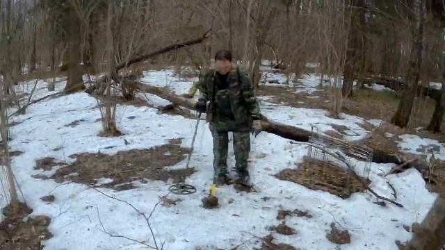 Коп в лесу.Прогулка с камрадами.Открытие сезона 2019