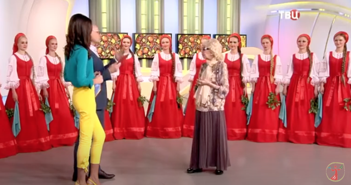 Ансамбль "Берёзка" // ТВЦ к юбилею ансамбля // Интервью + хоровод "Берёзка" 15.05.2018