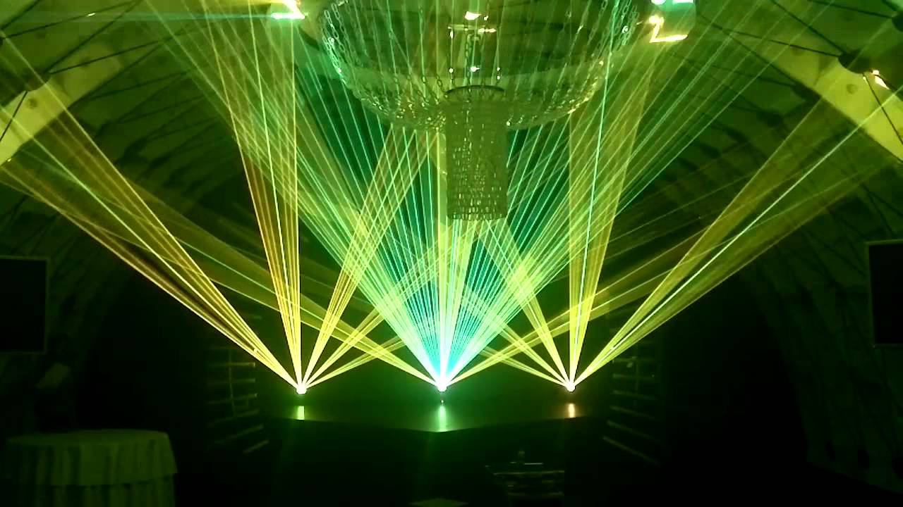 Лазерное лучевое шоу "Сопровождение"