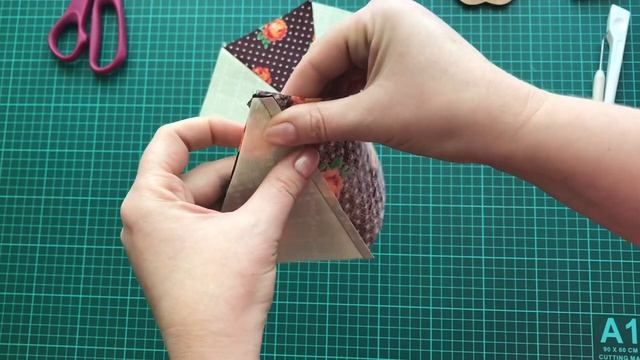 Лоскутный блок «Калейдоскоп» 1 способ