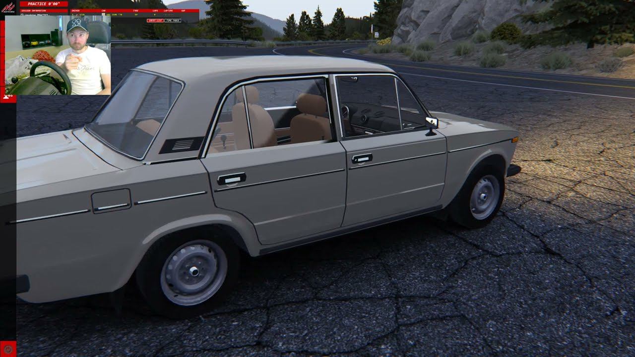 Assetto Corsa - ВАЗ 2106 в Лос Анджелесе, выдержит ли кпп!?! - уникальное прохождение игр на ПК!