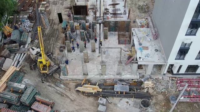 "Мой квартал" с высоты птичьего полета. Ход строительства