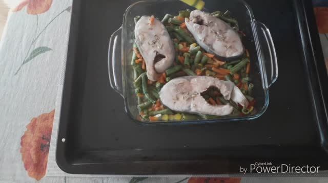 Обед для ленивых. Рыба с овощами